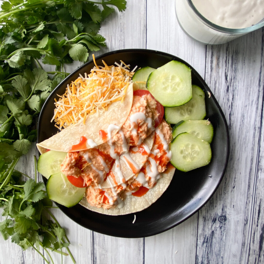 Easy Buffalo Chicken Wraps - Pinch of Wellness
